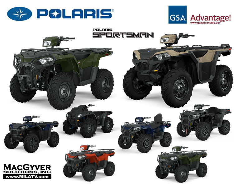 2025 Polaris Sportsman ATVs for Government – MacGyver Solutions